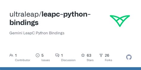 Github Ultraleapleapc Python Bindings Gemini Leapc Python Bindings