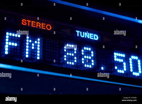 Fm Tuner Radio Display Stereo Digital Frequency Station Tuned