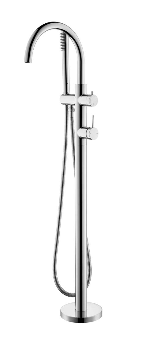 Bella Vista Mica Freestanding Bath Mixer With Hand Shower Ti Home