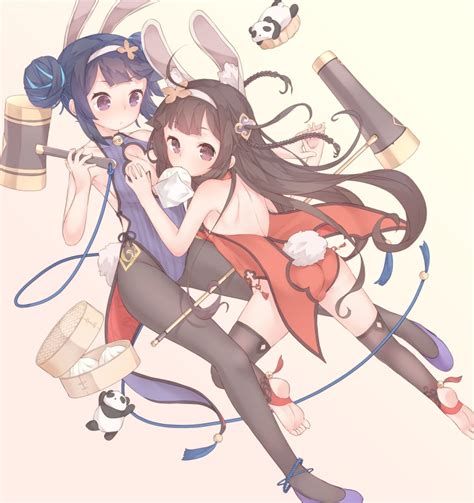 Sakurea Ning Hai Azur Lane Ning Hai Moon Palace Rabbit Azur Lane