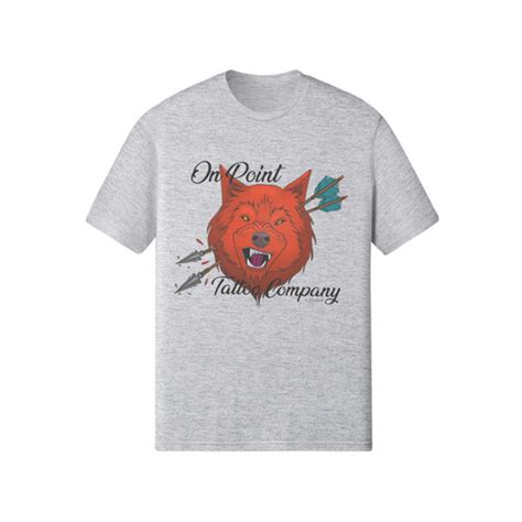 Wolf Arrow Tee On Point Tattoo Co