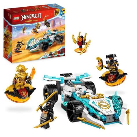 LEGO NINJAGO La Voiture De Course Spinjitzu Le Pouvoir Du Dragon De Zane Jouet Enfants
