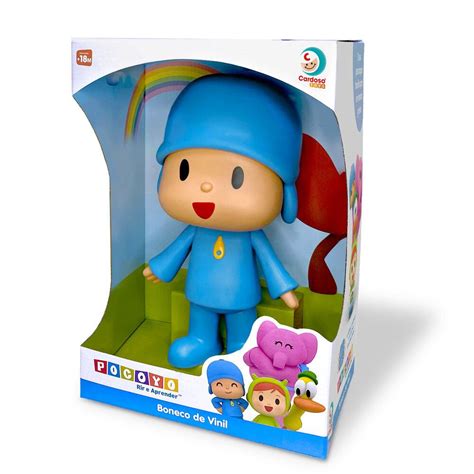 Confira Boneco De Vinil Pocoyo 28 Cm Cardoso Rihappy Ri Happy