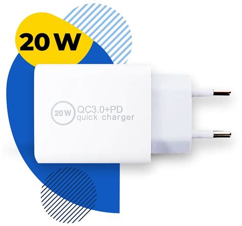Быстрая зарядка для телефона Usb Usb Type C 20w ЗУ Адаптер питания