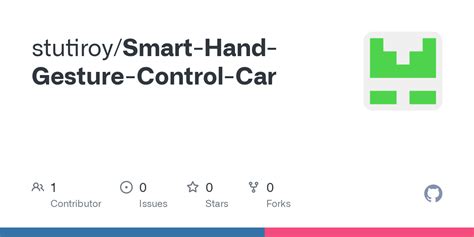 github stutiroy smart hand gesture control car