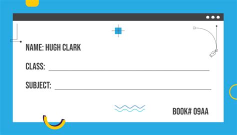 Free Designer Book Label Template To Edit Online