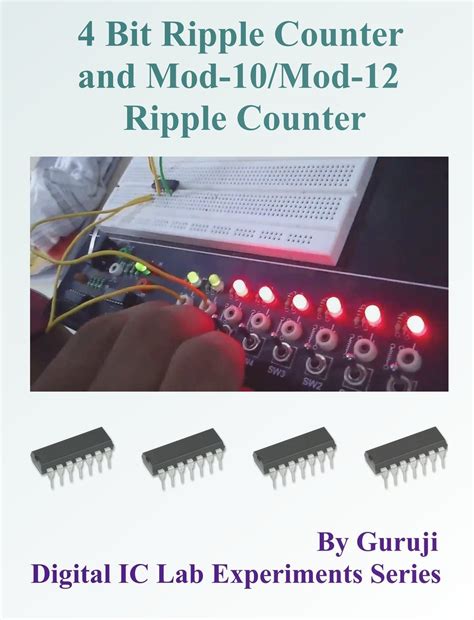 4 bit ripple counter circuit diagram