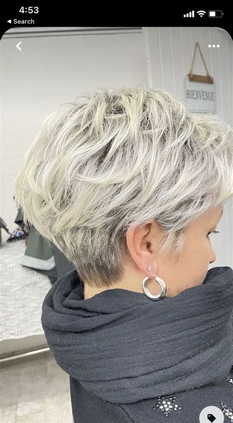Stacked Pixie Haircut Back View Back View Of Short Haircuts Short
