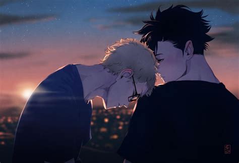 Tsukixkuroo Kurotsuki Haikyuu Fanart Haikyuu Tsukishima