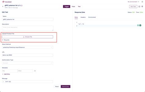 Improve Protobuf File Usage On Webui To Grpc Triggers Issue Kubeshop Tracetest Github
