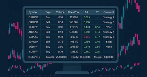 Mql5 Trading Tools Part 7 Informational Dashboard For Multi Symbol Position And Account