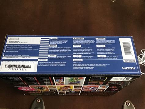 Nes Classic Edition Box Bottom Nes Classic Nes Classic