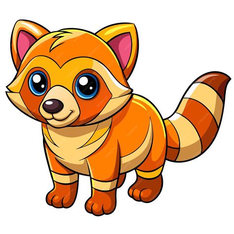 Cute Coati Vector Cartoon Illustration Premium Ai Generated Vector