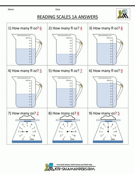 First Grade Measurement Worksheets Free Printable Measurement