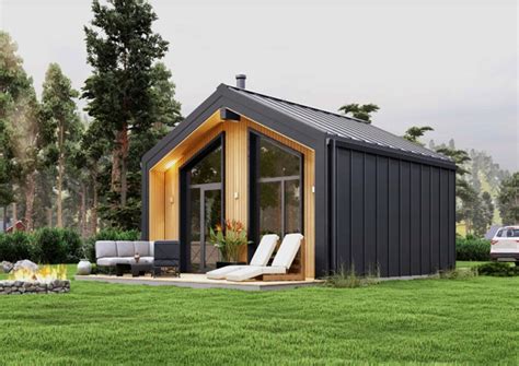 Tiny Frame House Design 30m2 Portable Plan Trend House Designs