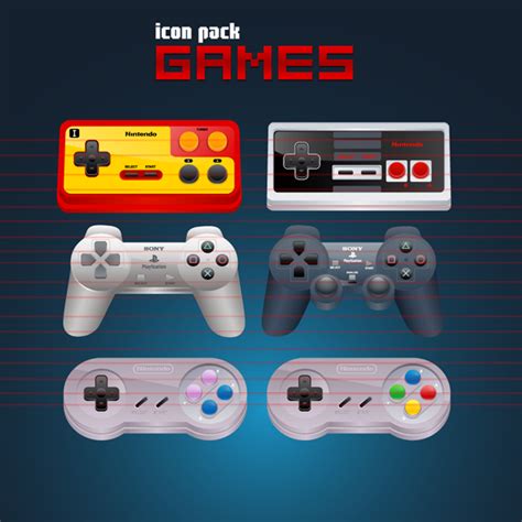 Premium Icon Pack Game Controllers Psdfan