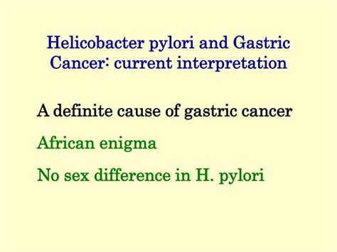 Ppt Gastric Cancer Epidemiology Powerpoint Presentation Free