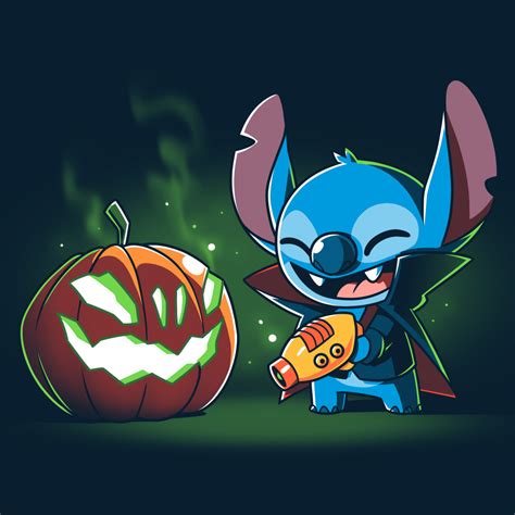 Disney Stitch Pumpkin Stencil