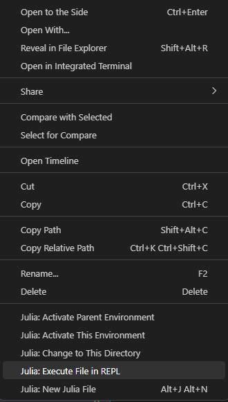 infiltrator doesn t work when using julia execute active file in repl