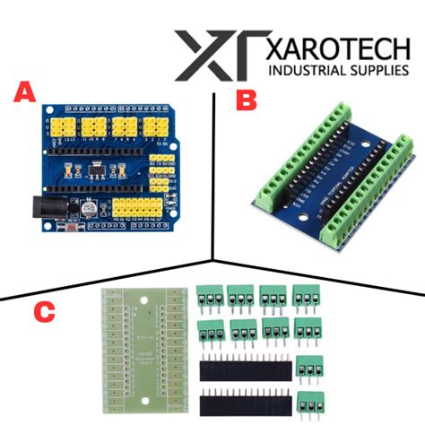 arduino nano i o pin expansion terminal adapter block screw shield v1 0