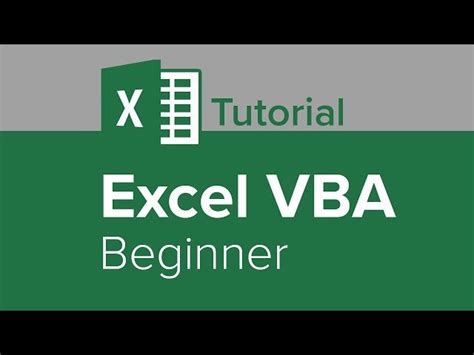 Free Video Excel VBA Beginner Tutorial From Learnit Training Class Central