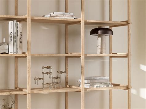 AIKO 2x5 Wooden Bookshelf | 122x178x36 cm (LxHxD) | oak