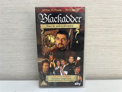 Blackadder Back And Forth Vintage Vhs Pal Video Tape Rowan Atkinson