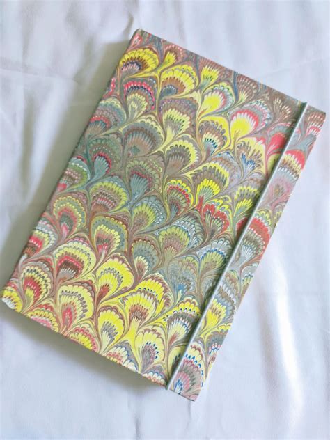 Lined Marbled Journal With Elastic Band Hardcovermarbled Journal