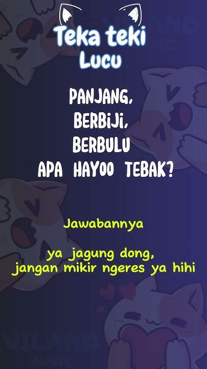 Teka Teki Lucu 51 Shorts Youtube
