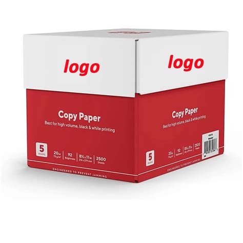 8 5 X 11 Copy Paper 20 Lbs 92 Brightness 500 Sheets Ream 5 Reams