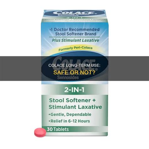 Colace Long Term Use Safe Or Not Medshun