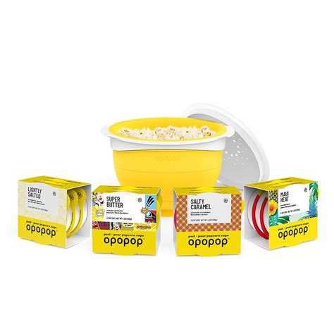Opopop Microwave Popcorn Variety 12 Pack Gourmet Popcorn