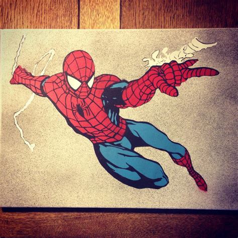 Spiderman Stencil Art By Chifferroo On Deviantart