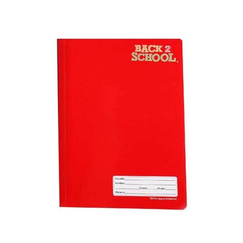 Cuaderno Profesional Cosido 100 Hojas Doble Raya Back 2 School