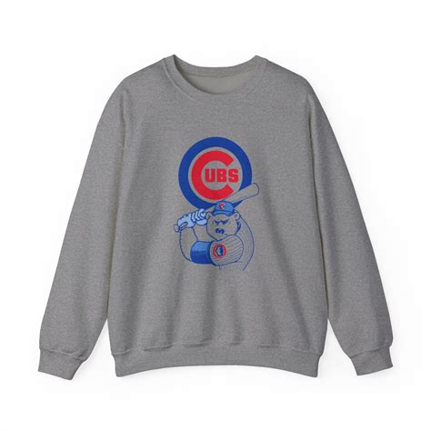 Vintage Cubs Baseball Crewneck Sweatshirt Cozy Hoodie Sports Apparel