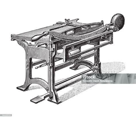 종이 절단 기 빈티지 새겨진 일러스트레이션 19세기에 대한 스톡 벡터 아트 및 기타 이미지 19세기 골동품 공예 Istock