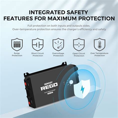Renogy Rego 60a Dc Dc Battery Charger 60 Amps Charge Controller