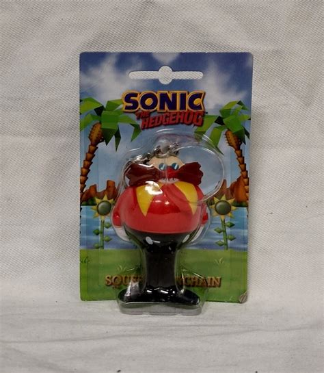 Sonic The Hedgehog Dr Robotnik Eggman Squeeze Keychain Rare New Sealed £1499 Picclick Uk