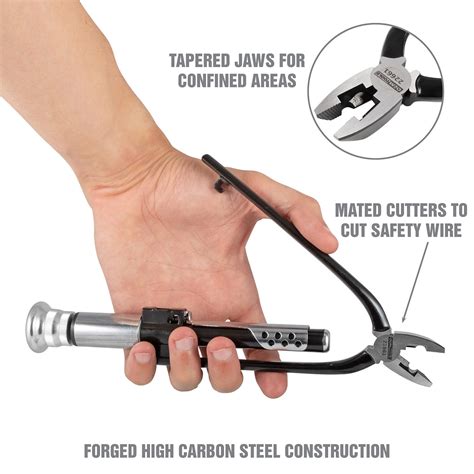 Oemtools 22663 6 Inch And 9 Inch Reversible Wire Twister Pliers With