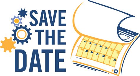 Save The Date Event Reminder Graphic Template 3633257 Clipart Library