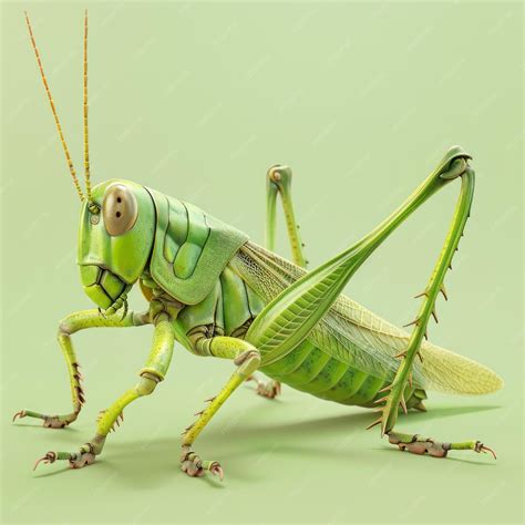 Light Green Grasshopper Develop A 3d Grasshopper Icon In Light Green