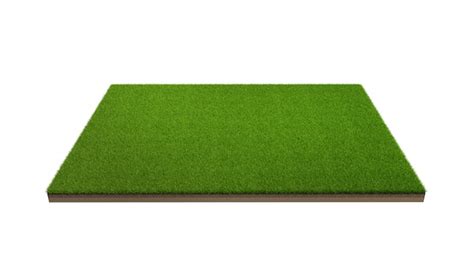 Premium Photo 3d Rendering Of Green Grass Field Isolated