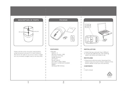 Manual Anko 43055746 Mouse