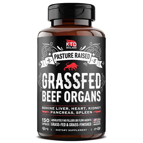 Grass Fed Beef Organ Supplement Supports Whole Body