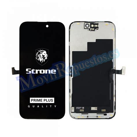 [strone] Pantalla Completa Lcd Y Táctil Para Iphone 15 Pro Negro In Cell Fhd [serie T
