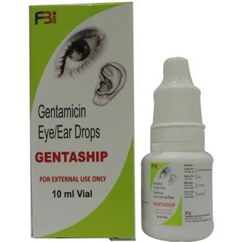 10ml Gentaship Gentamicin Eye Ear Drops 03 At Best Price In Navi