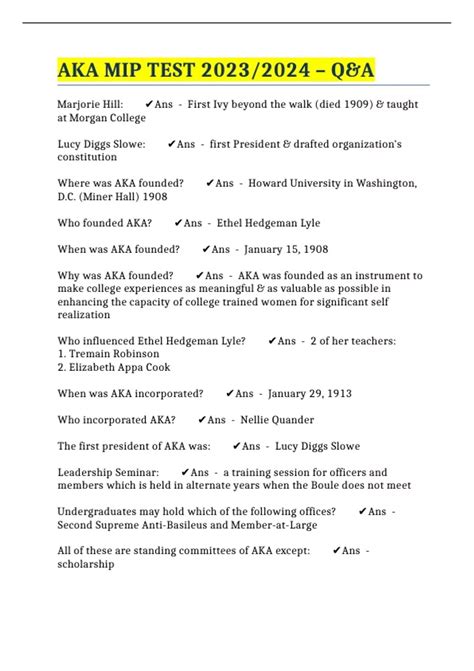 Aka Mip Test 20232024 Qanda Alpha Kappa Alpha Stuvia Us