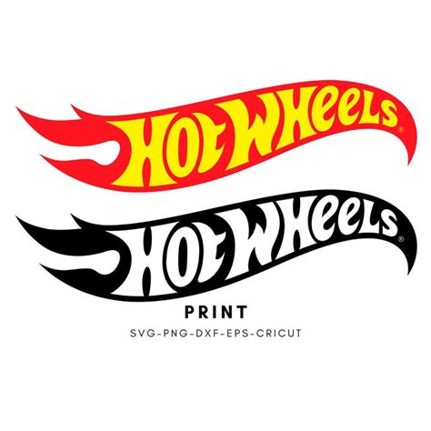Hot Wheels Printable Logo Etsy