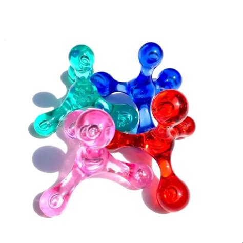 Useful 4 Balls Mini Manual Massager Arm Back Leg Head Foot Acupuncture