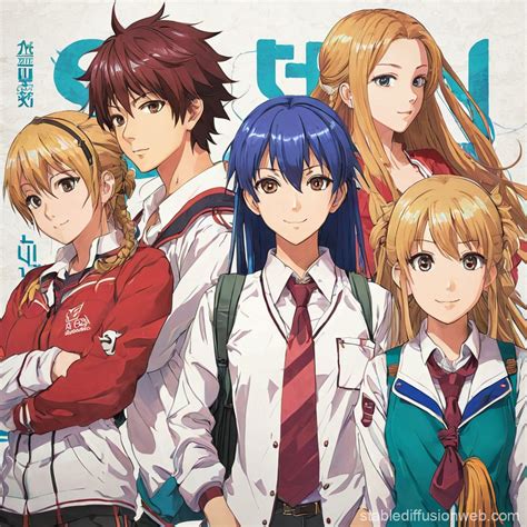 5 Students Stable Diffusion Online